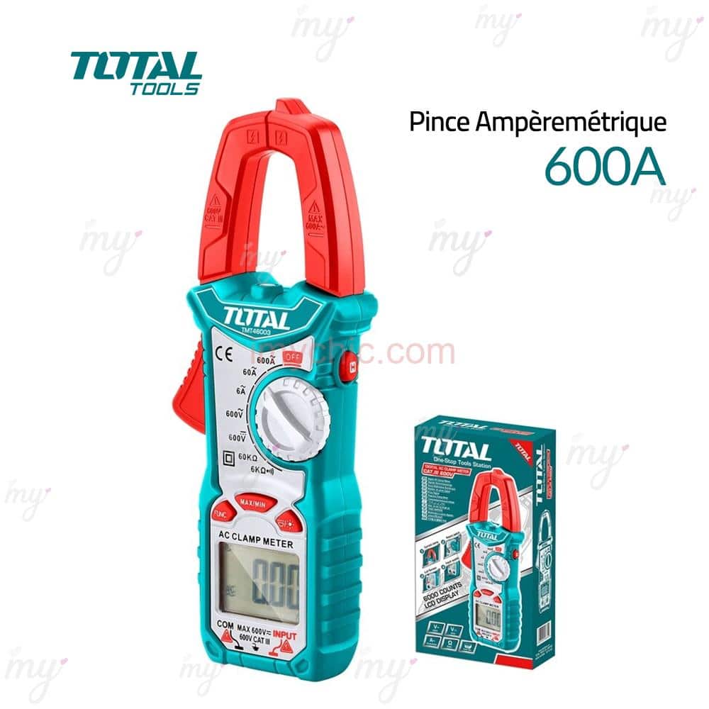 Pince ampèremétrique numérique à courant alternatif TMT46003 total ...
