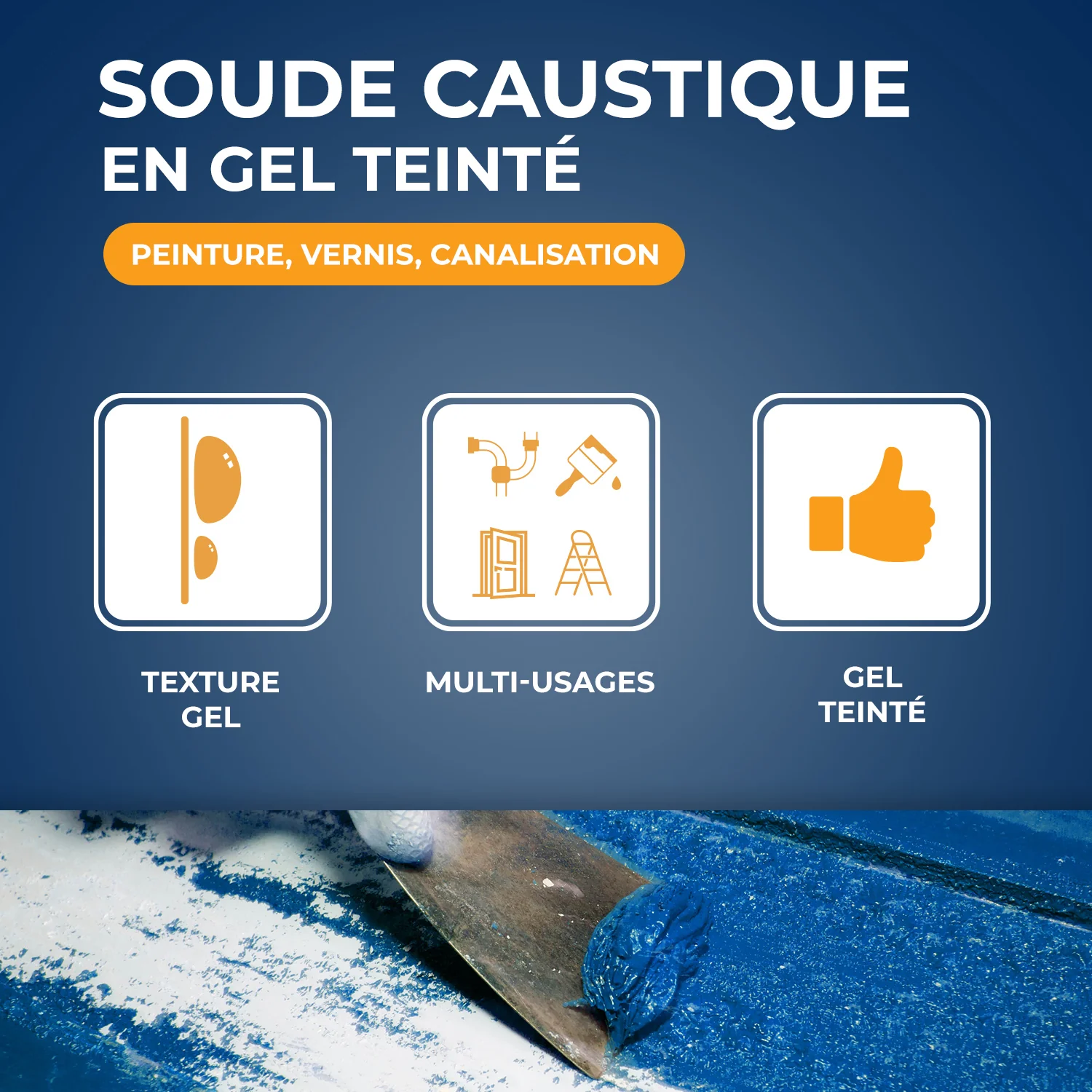 Soude Caustique en Gel Teinté Starwax – Dégraissant Intensif - Sunu ...